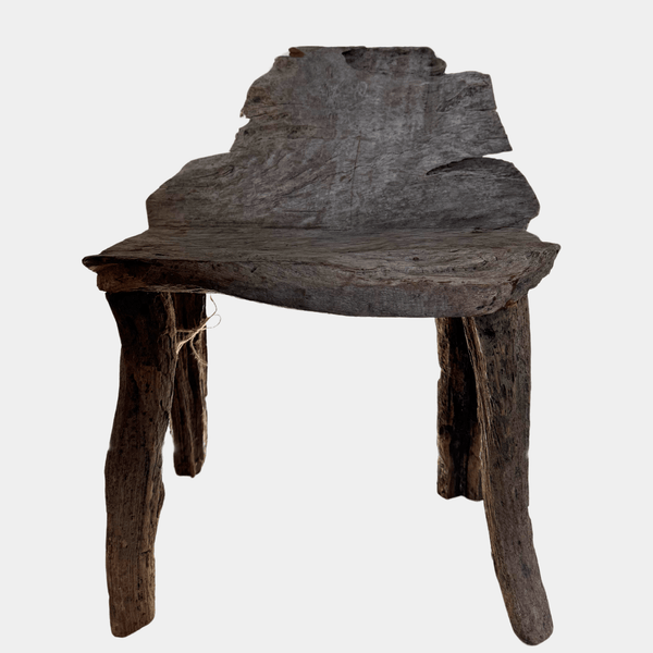 Vintage Wood Decorative Round Artifact – Kier Design Interiors