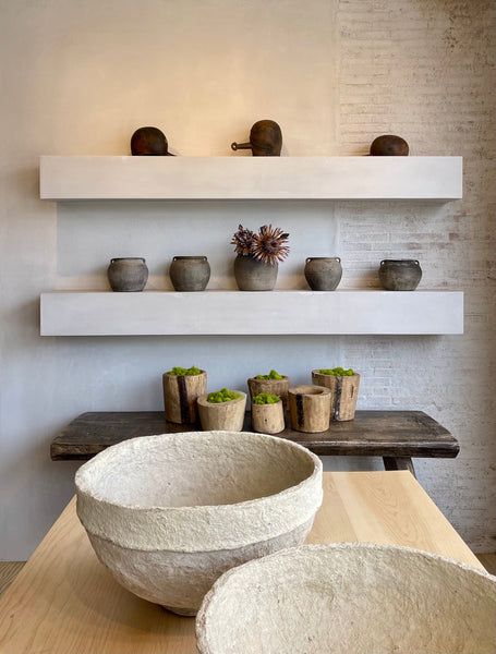 Vintage Clay Pot with Handles – Kier Design Interiors