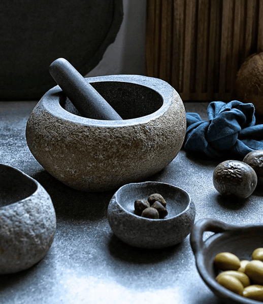 Natural Riverstone Bowl – Kier Design Interiors
